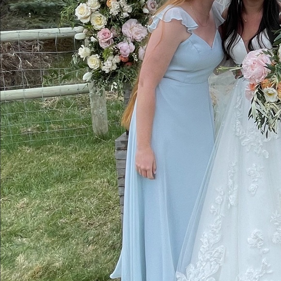 Azazie | Dresses | Azazie Mist Everett Bridesmaid Dress | Poshmark